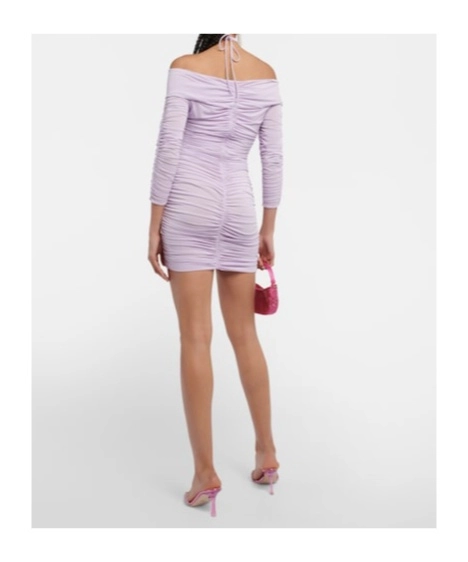 Magda Butrym Ruched Off-shoulder Minidress