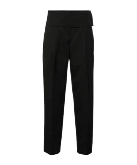 JIL SANDER High-rise Wool Wide-leg Pants