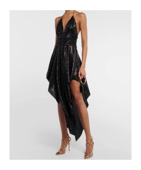 Alexandre Vauthier Sequined Halterneck Minidress