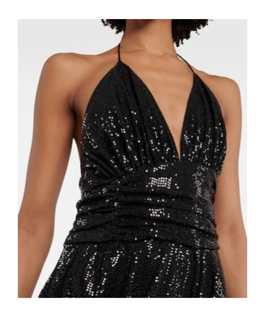 Alexandre Vauthier Sequined Halterneck Minidress