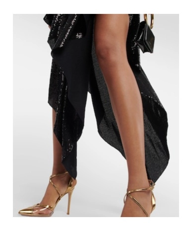 Alexandre Vauthier Sequined Halterneck Minidress
