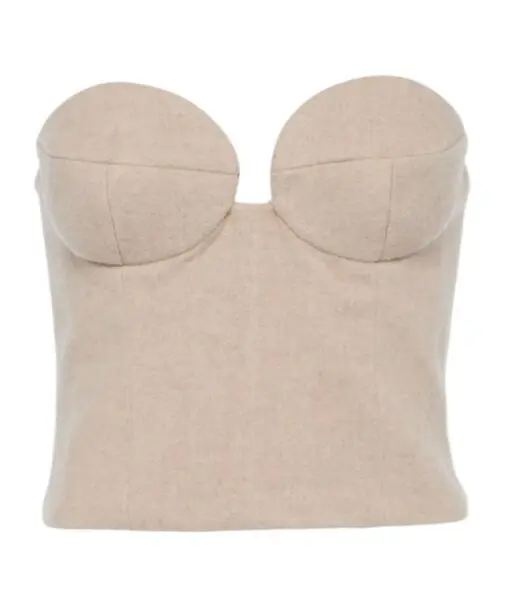Magda Butrym Cashmere Bustier