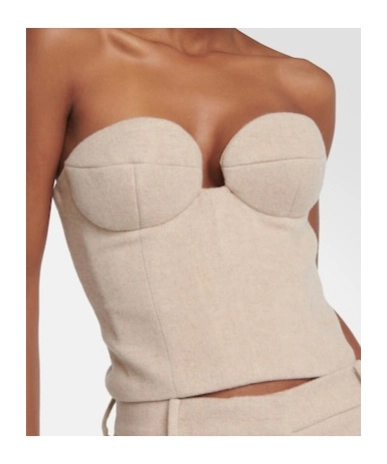Magda Butrym Cashmere Bustier