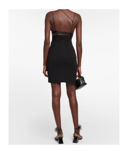 NENSI DOJAKA Lace-trimmed Minidress