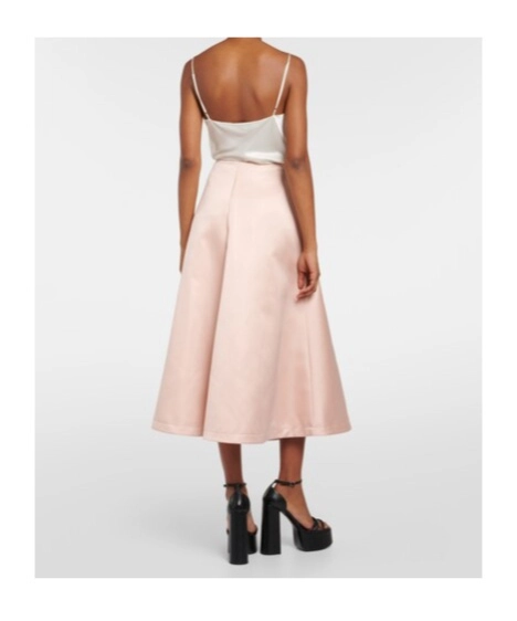 Altuzarra Varda Satin Midi Skirt