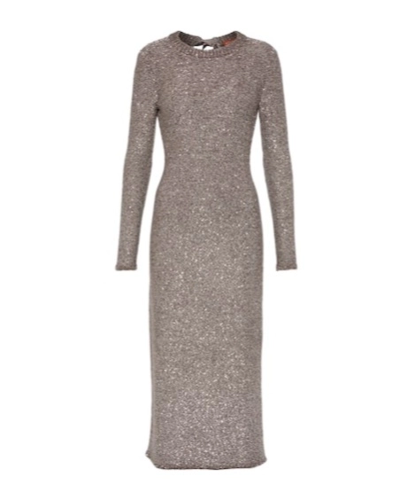 Altuzarra Cindy Metallic Knit Maxi Dress