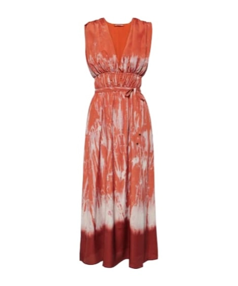 Altuzarra Fiona Ruched Midi Dress - Multicolor