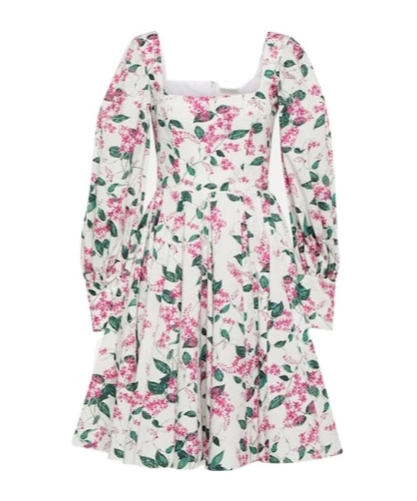 EMILIA WICKSTEAD Yasmina Floral Cotton Minidress - White