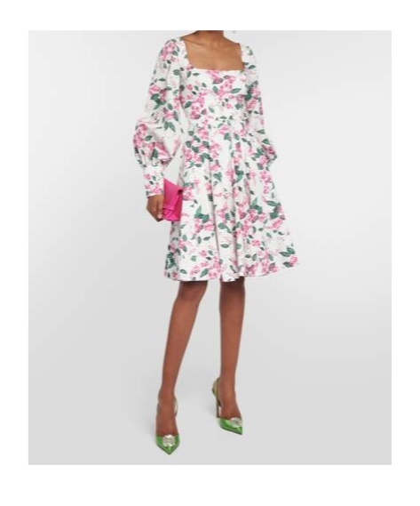 EMILIA WICKSTEAD Yasmina Floral Cotton Minidress
