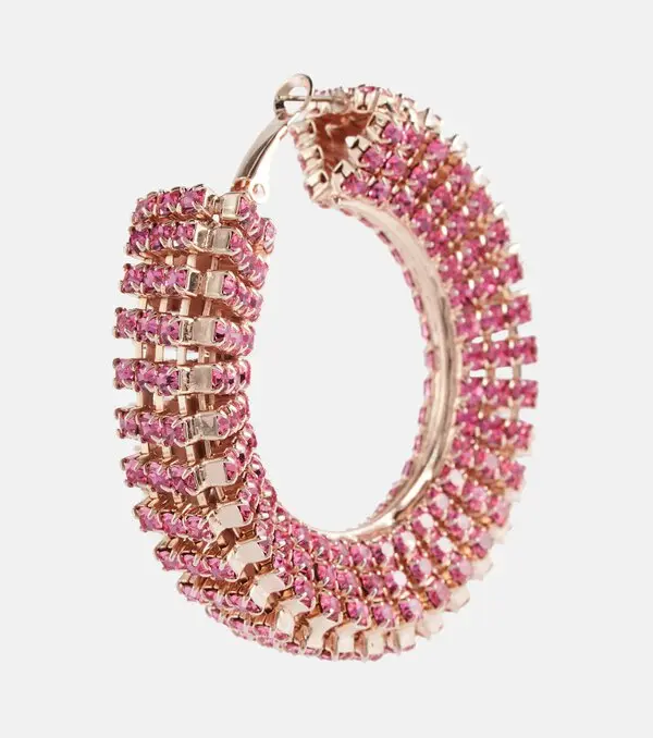 Magda Butrym Crystal-embellished Hoop Earrings