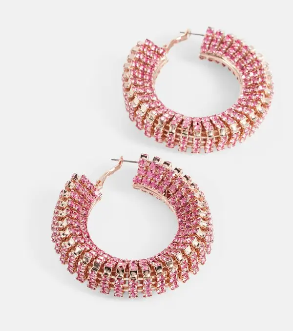 Magda Butrym Crystal-embellished Hoop Earrings