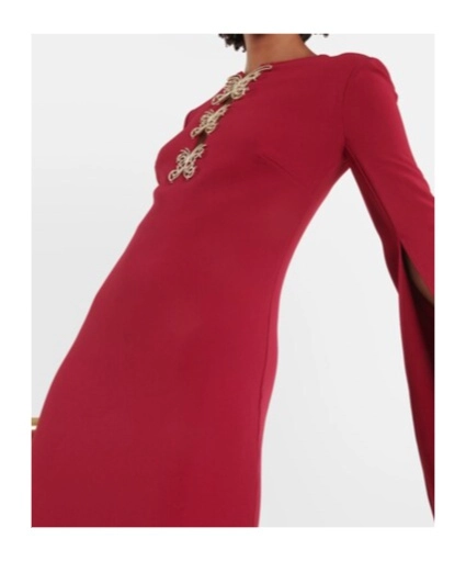 Elie Saab Embellished Crêpe Gown