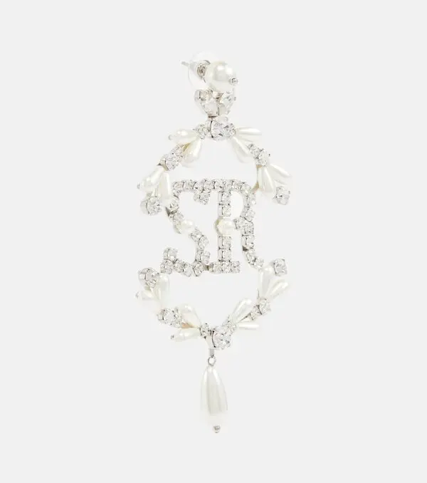 Simone Rocha Crystal-embellished Pearl Earrings