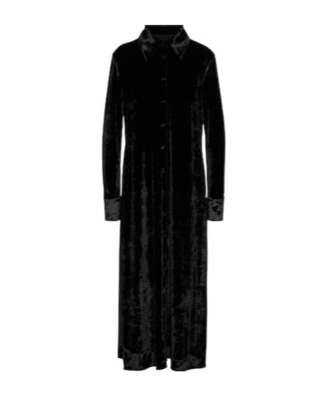 JIL SANDER Velvet Shirt Dress