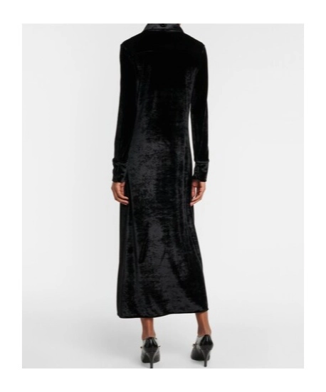JIL SANDER Velvet Shirt Dress