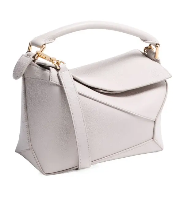 Loewe Logo Handbag - White