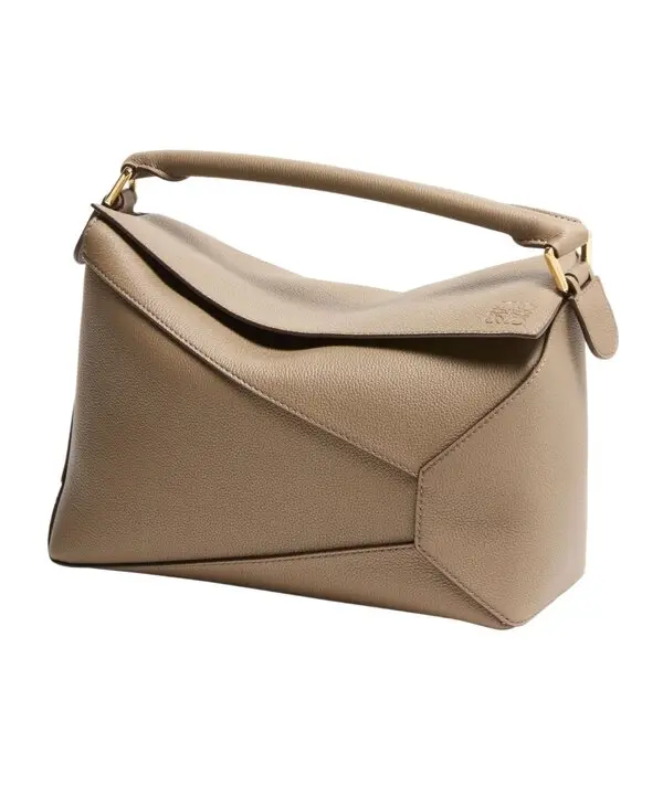 Loewe Puzzle Edge Medium Bag - Beige
