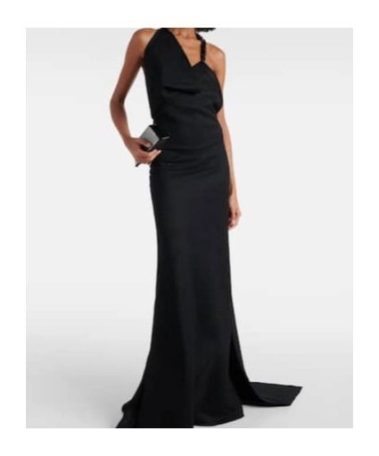 Maticevski Desires Draped Embellished Gown