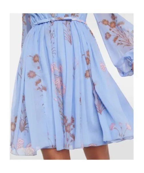 Giambattista Valli Floral Silk Georgette Minidress