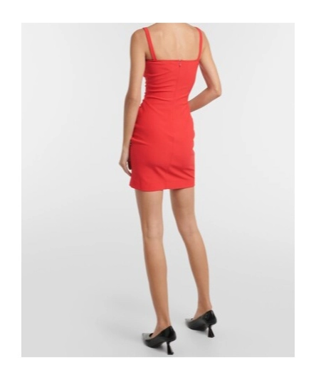 NENSI DOJAKA Cutout Jersey Minidress