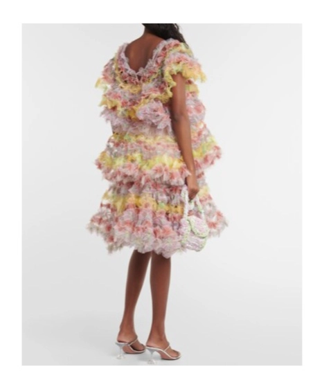 SUSAN FANG Tiered Midi Dress