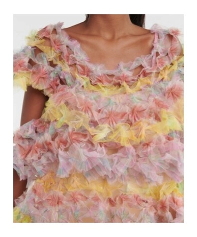 SUSAN FANG Tiered Midi Dress