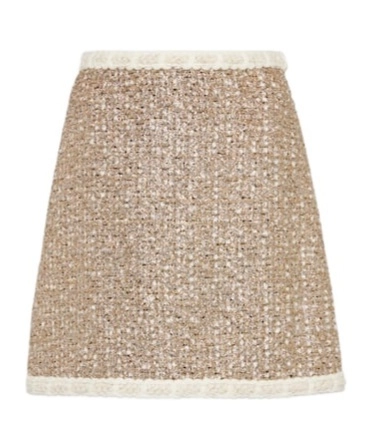 Giambattista Valli Tweed Miniskirt
