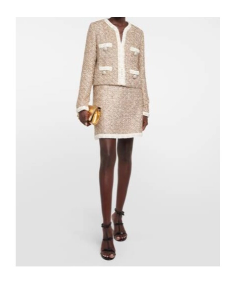 Giambattista Valli Tweed Miniskirt
