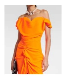 VIVIENNE WESTWOOD Off-the-shoulder Crepe Bustier Top