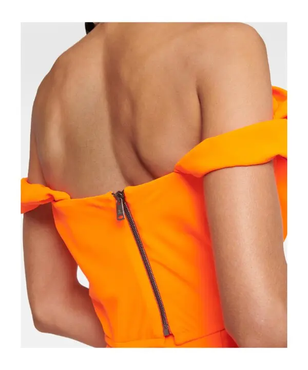 VIVIENNE WESTWOOD Off-the-shoulder Crepe Bustier Top