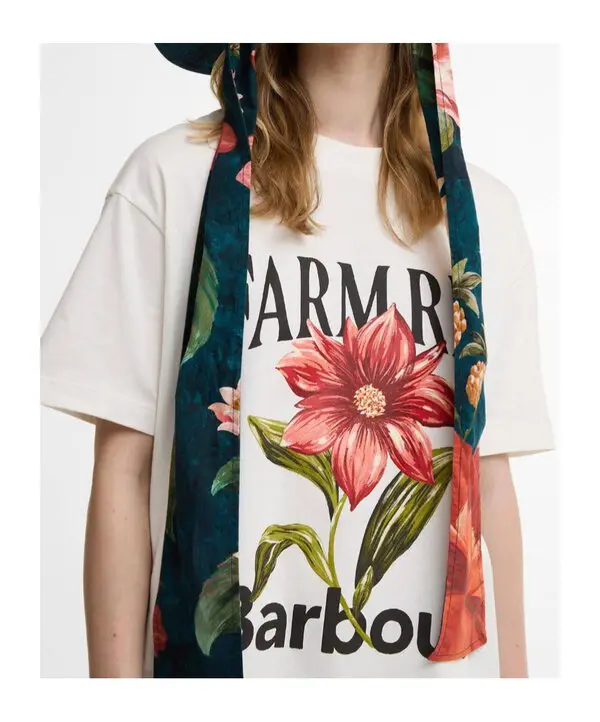 Barbour Farm Rio Wild Flower Oversized Graphic T-shirt