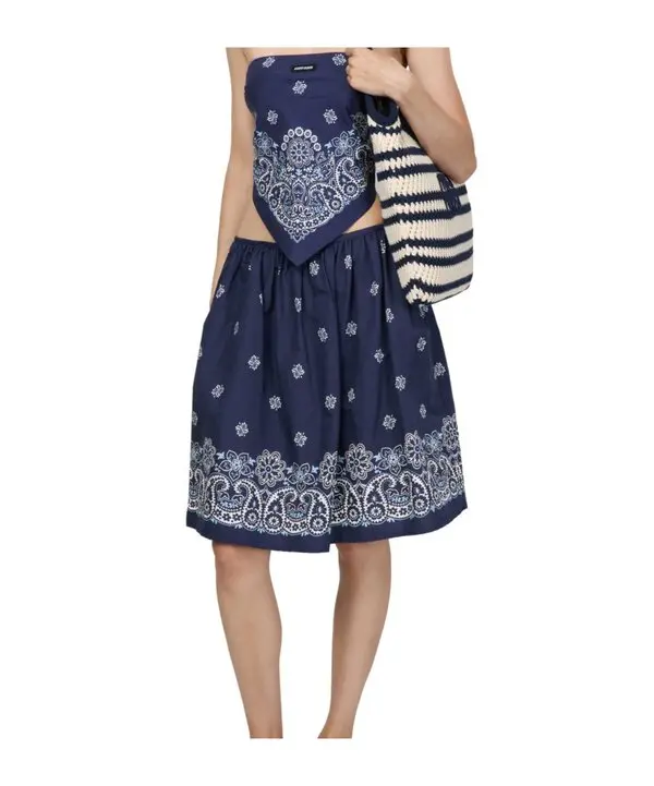 Miu Miu Elastic Waist Skirt