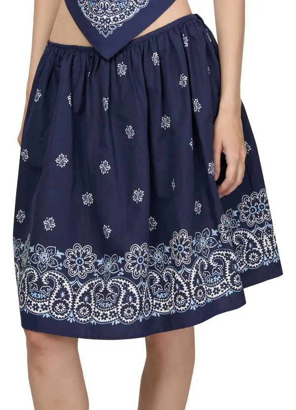 Miu Miu Elastic Waist Skirt