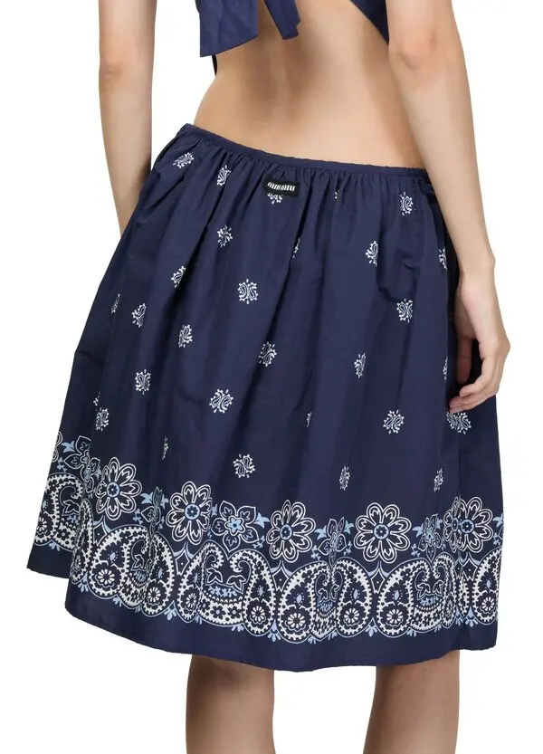 Miu Miu Elastic Waist Skirt