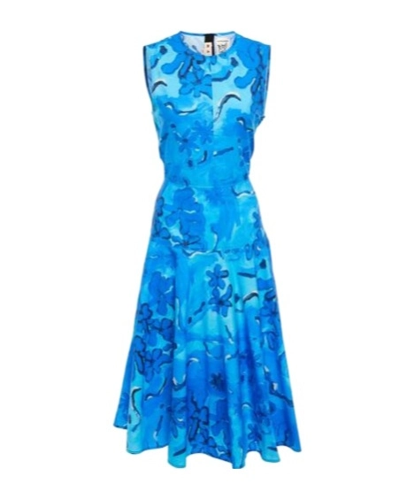Marni Printed Midi Dress