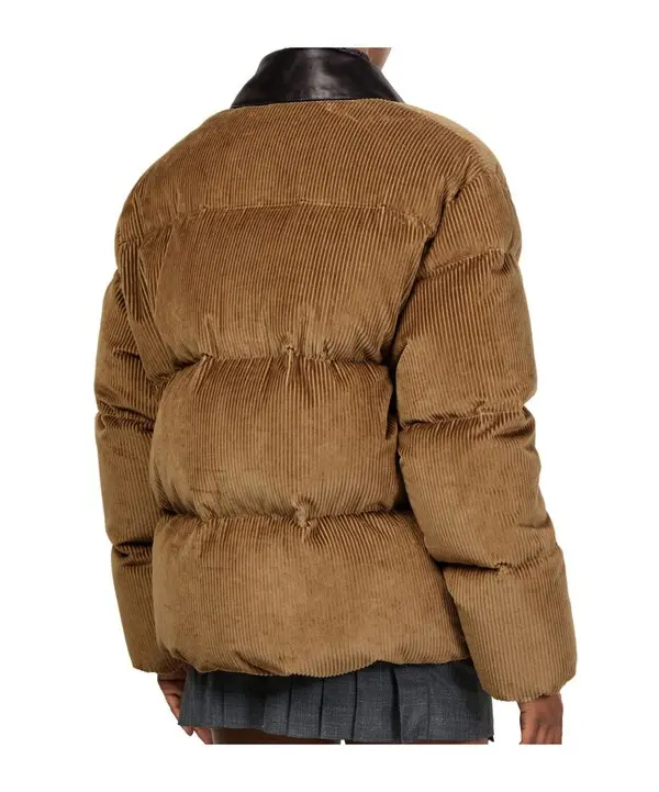 Miu Miu Lapel Long-sleeved Cotton Coat