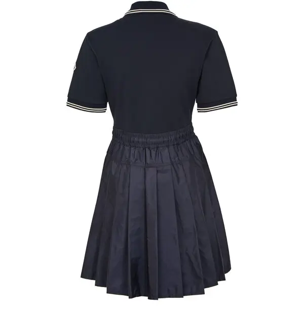 Moncler Lapel Short-sleeved Dress