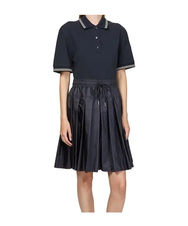 Moncler Lapel Short-sleeved Dress