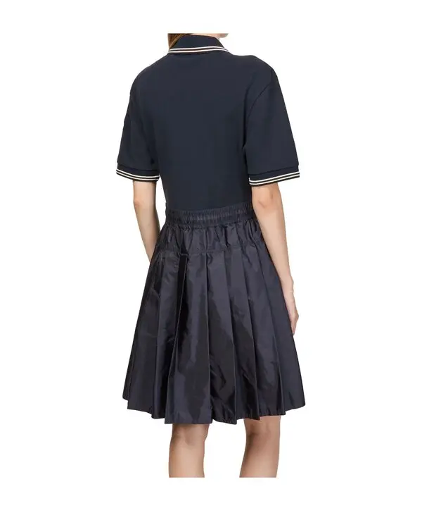 Moncler Lapel Short-sleeved Dress