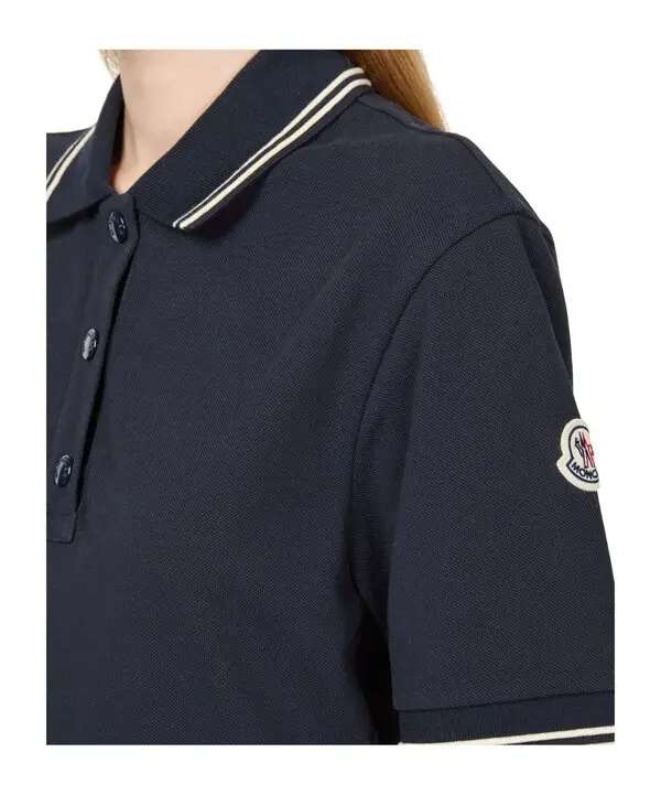 Moncler Lapel Short-sleeved Dress
