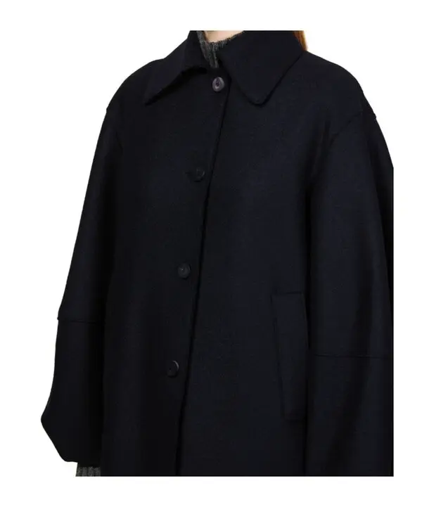 Harris Wharf London Puff-sleeved Jacket In Pressed Wool