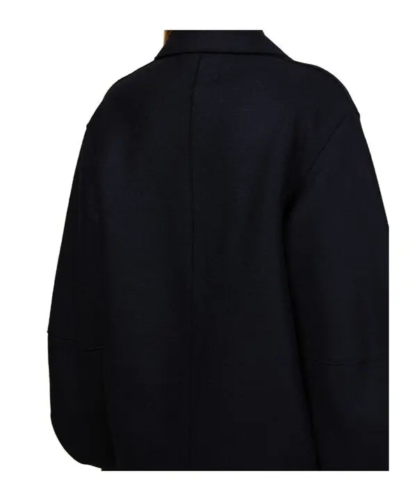 Harris Wharf London Puff-sleeved Jacket In Pressed Wool