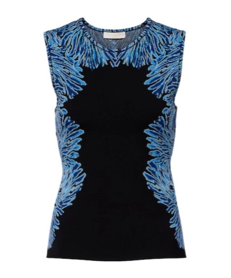 Ulla Johnson Aylin Knitted Jacquard Tank Top - Black
