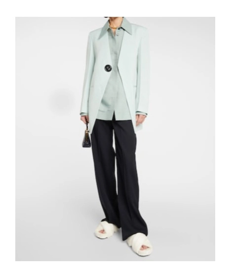 JIL SANDER Shearling Sandals