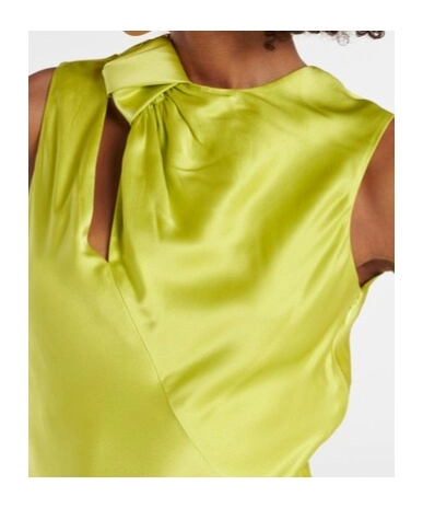 ROKSANDA Alma Gathered Silk Satin Midi Dress