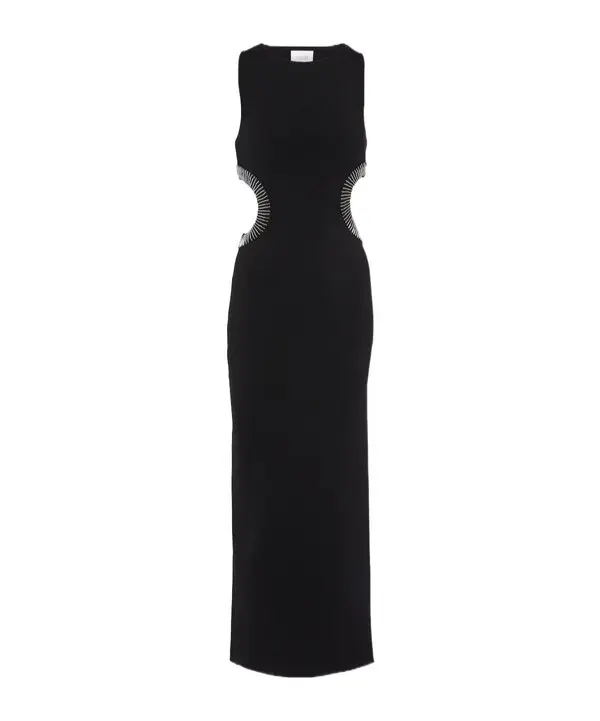 Galvan Mirrored Luna Cutout Maxi Dress
