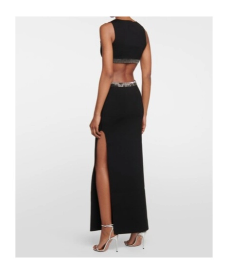 Galvan Mirrored Luna Cutout Maxi Dress