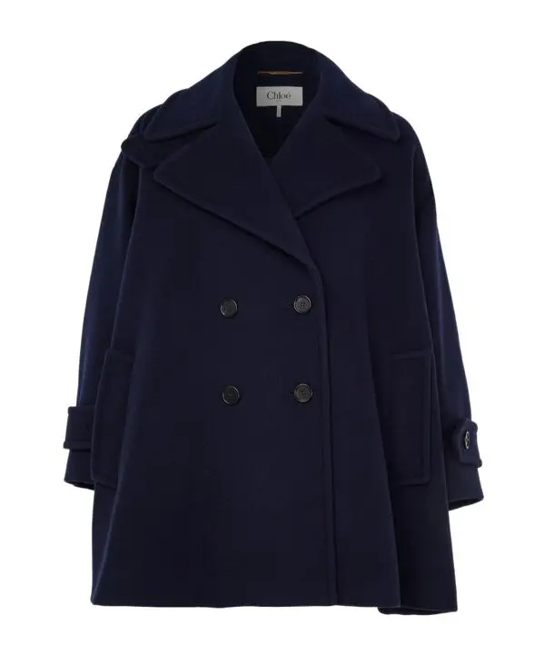 Chloé Collared Long-sleeved Coat