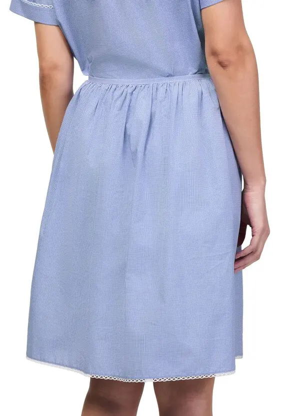 Miu Miu Logo Detail Midi Skirt