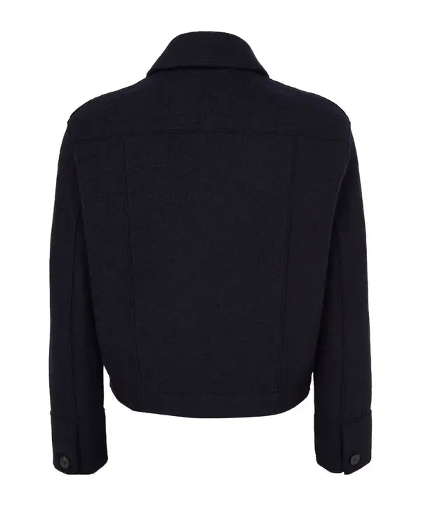 Harris Wharf London Boiled Wool Short Jacket